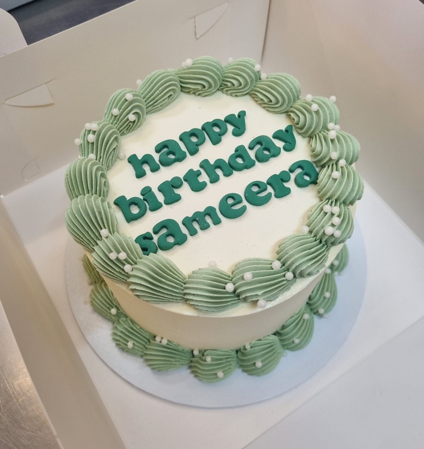 Simple Text Cakes - Sweet On Cup Cakes