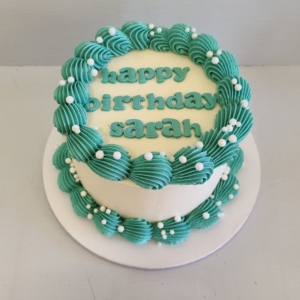 Simple Text Cakes - Sweet On Cup Cakes