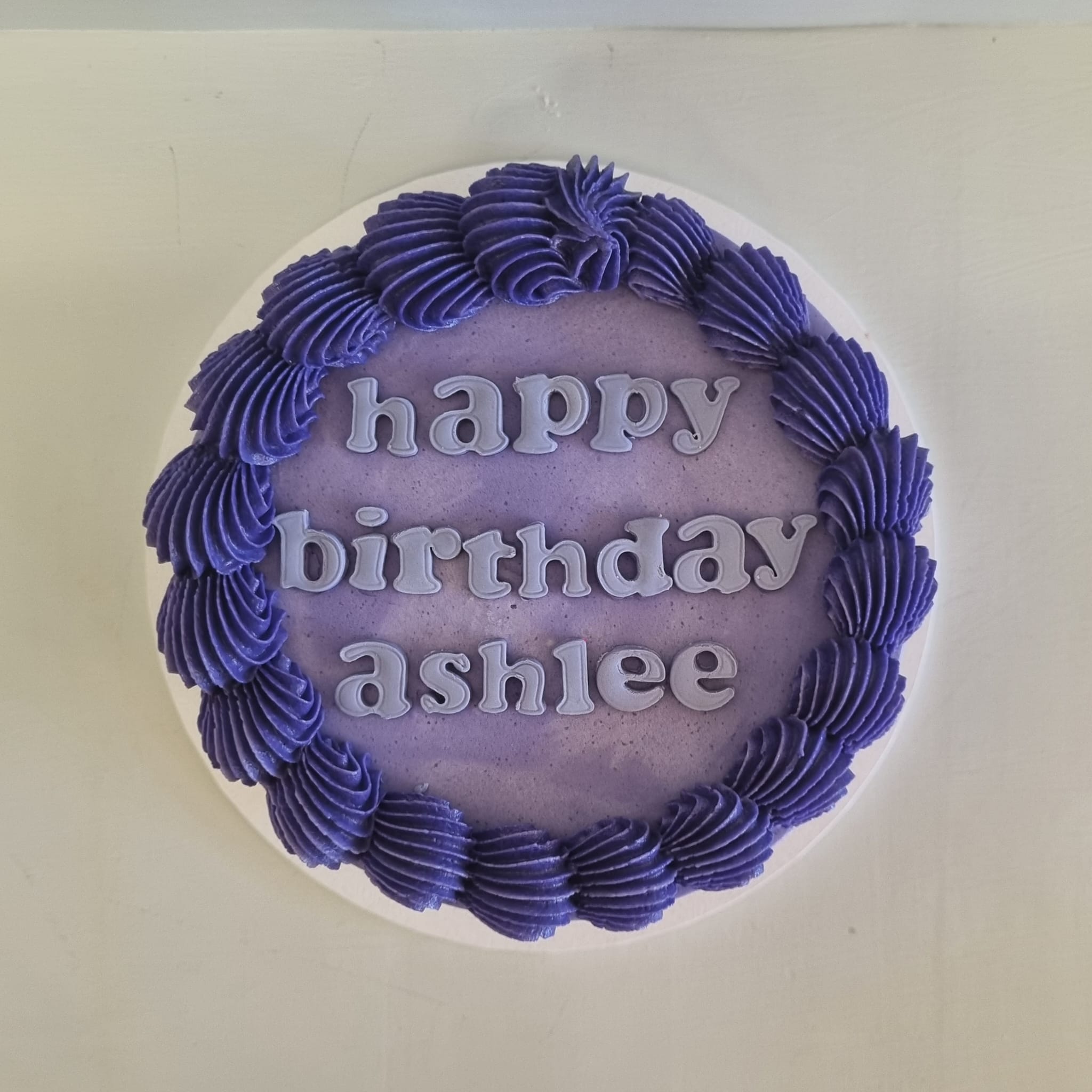 Simple Text Cakes - Sweet On Cup Cakes