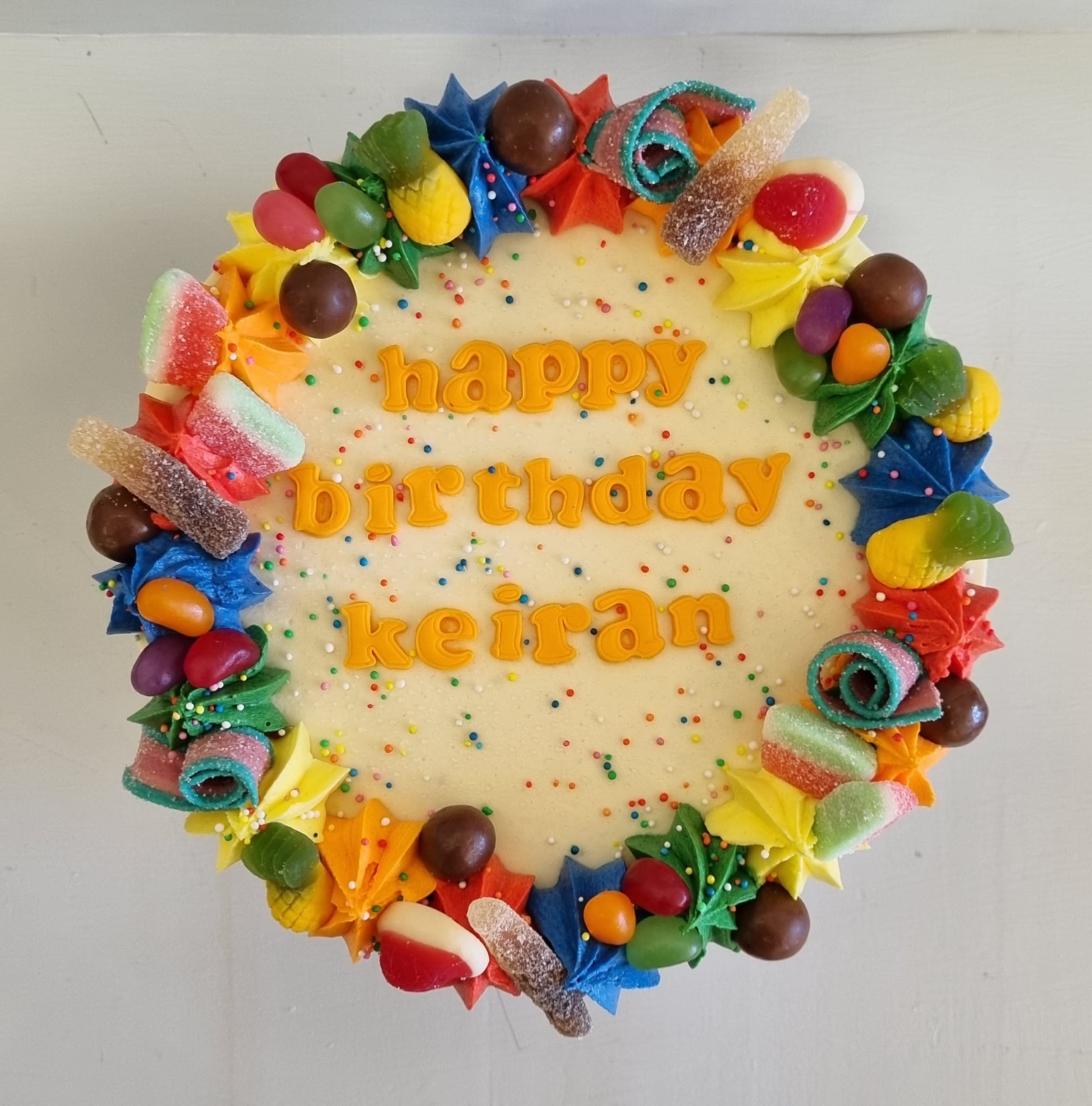 Simple Text Cakes - Sweet On Cup Cakes