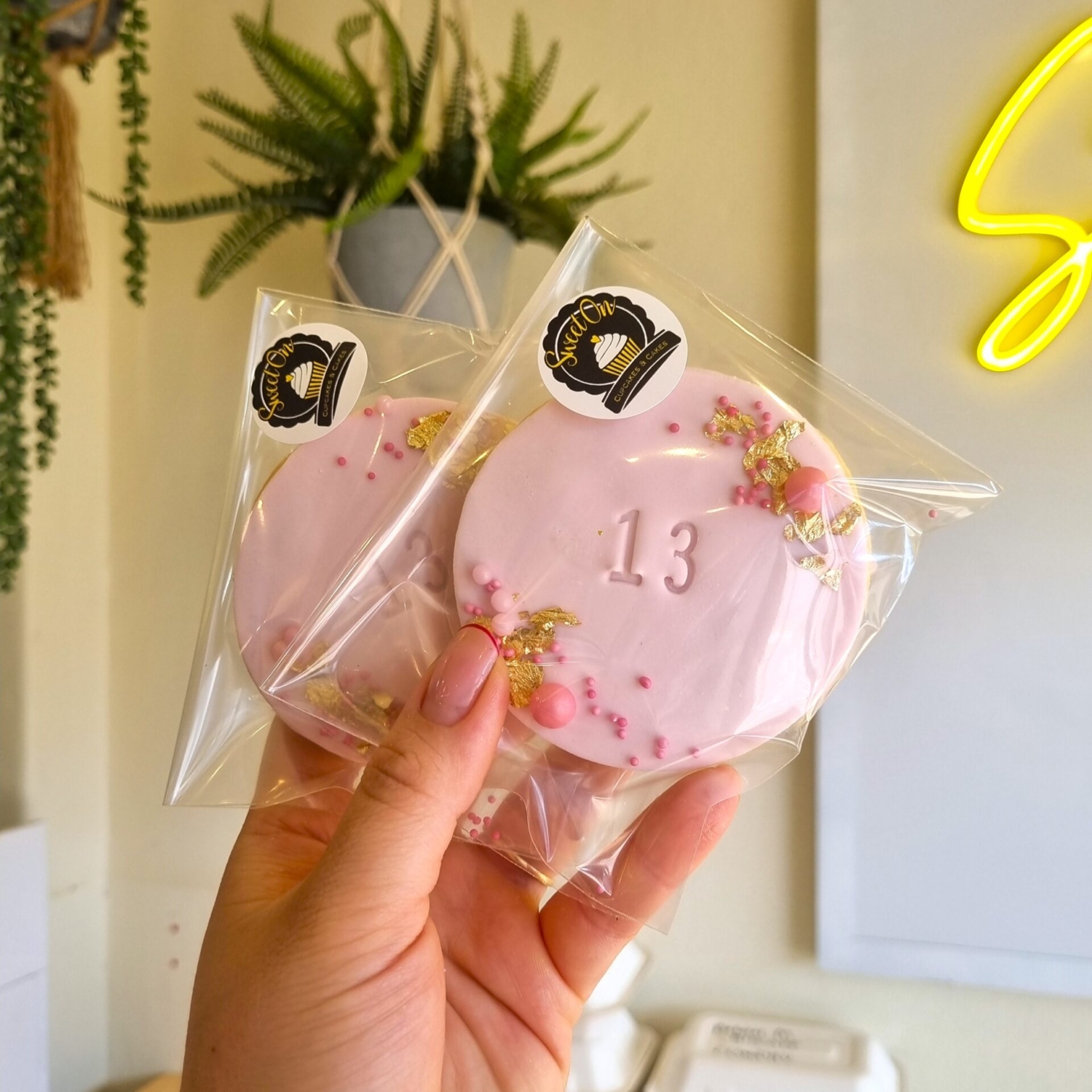 Custom Embossed Cookies - Sweet On Cup Cakes