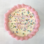 Simple Text Cakes - Sweet On Cup Cakes