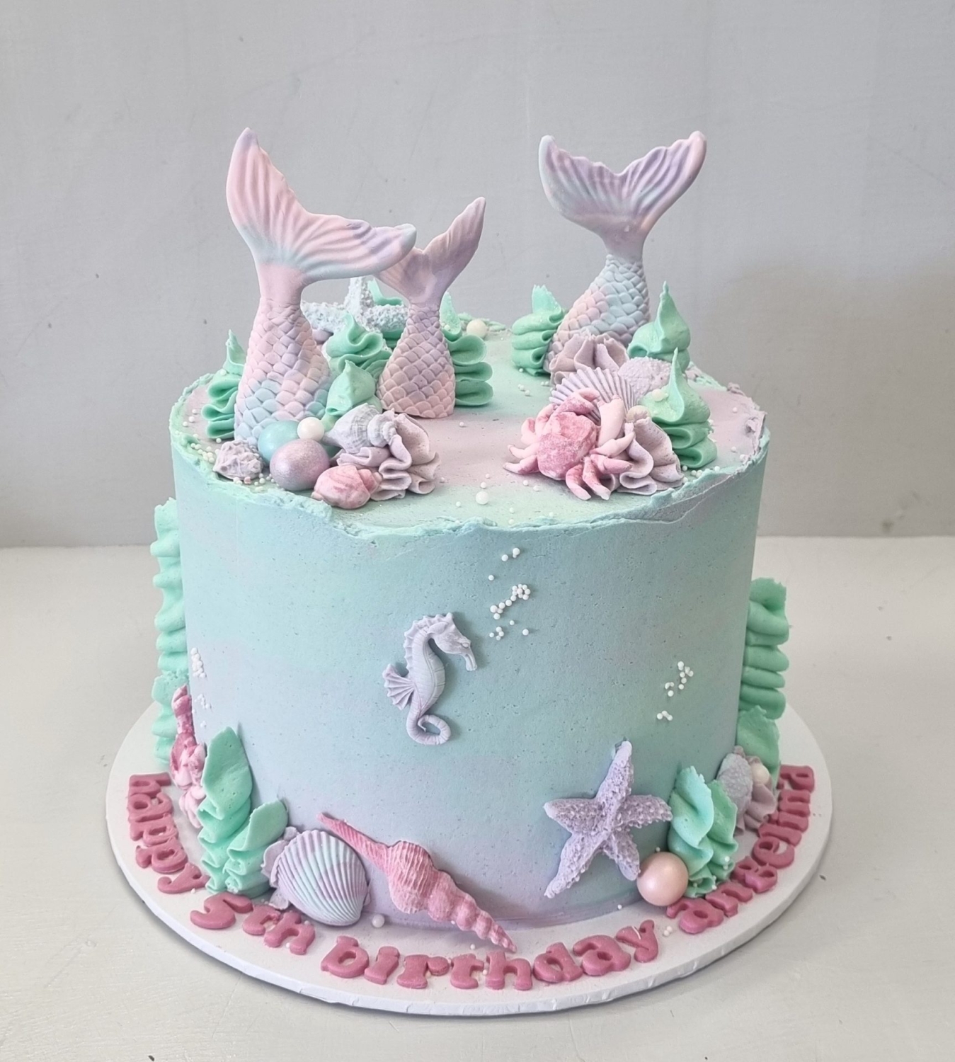 Mermaid cake - Sweet On Cup Cakes