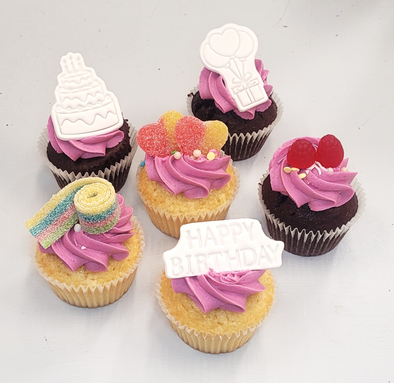 Regular Birthday Cupcakes - Sweet On Cup Cakes