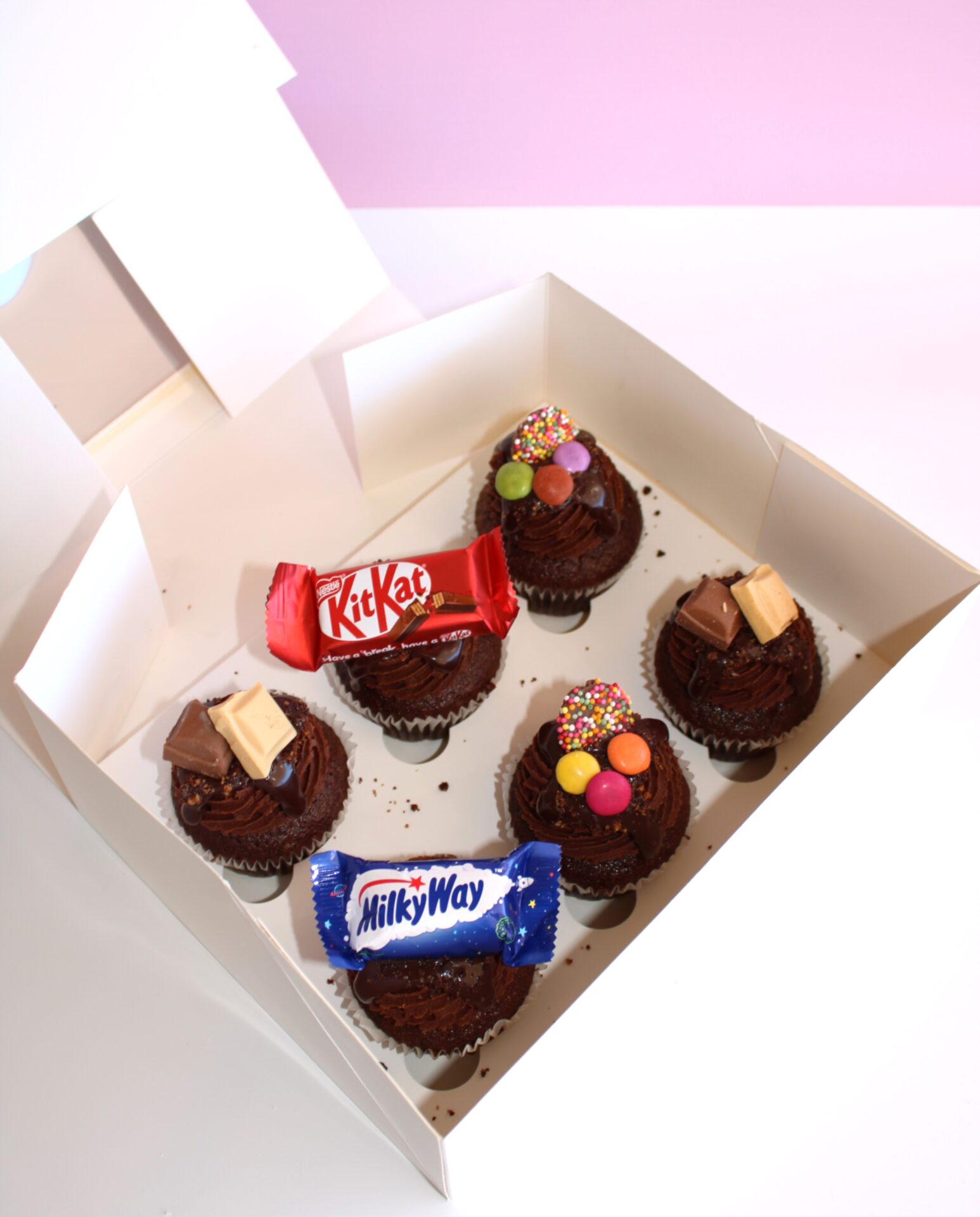 Chocoholic Cupcake Gift Box - Sweet On Cup Cakes