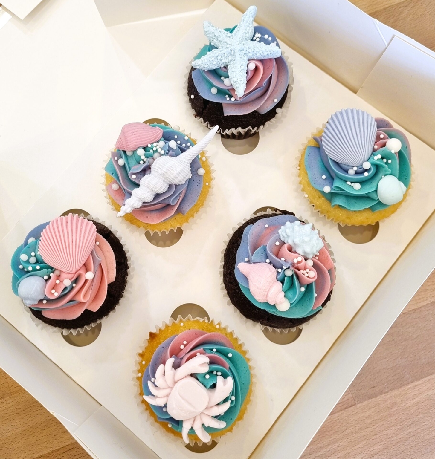 Mermaid Cupcakes - REGULAR SIZED - Sweet On Cup Cakes