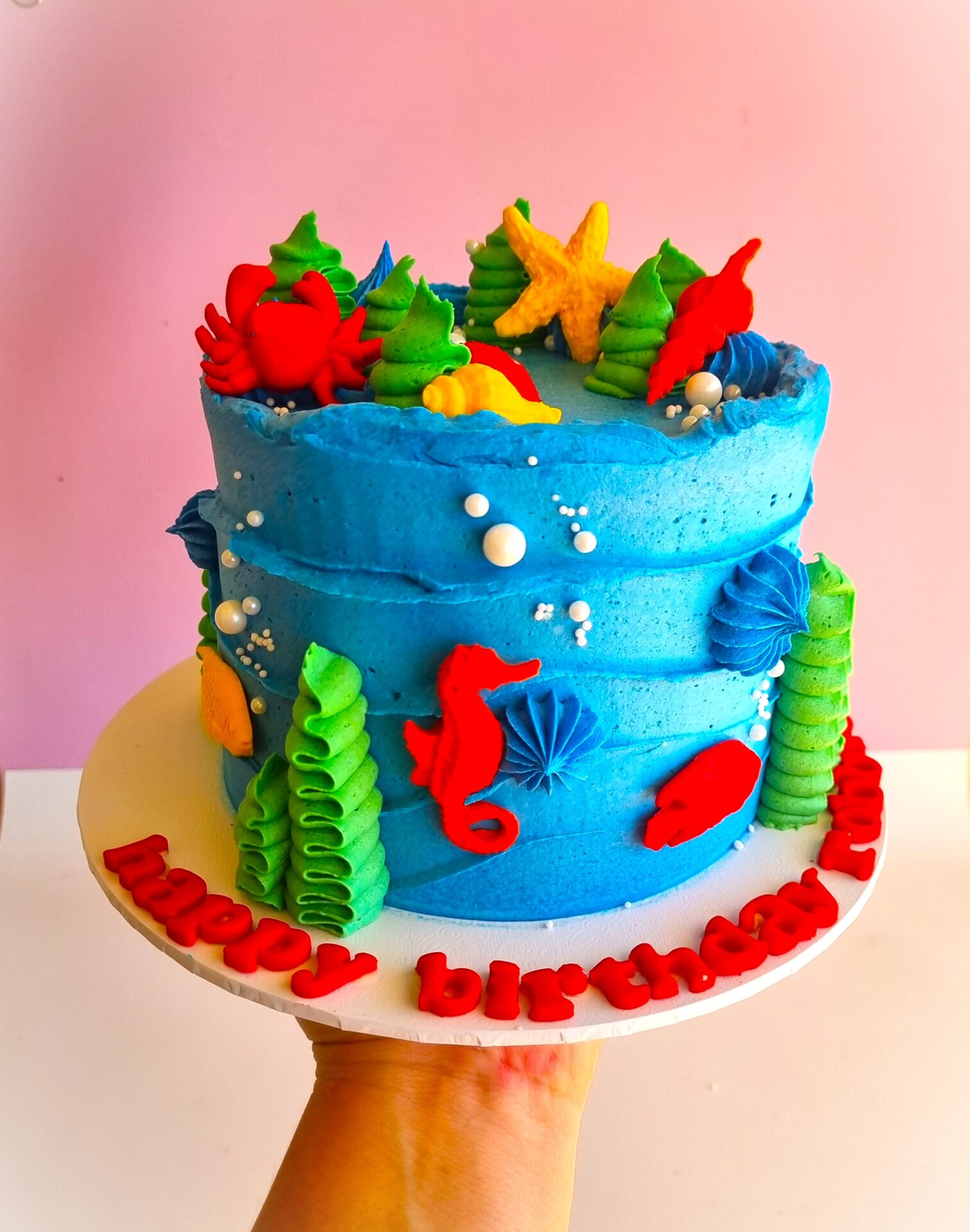 Ocean Cake - Sweet On Cup Cakes