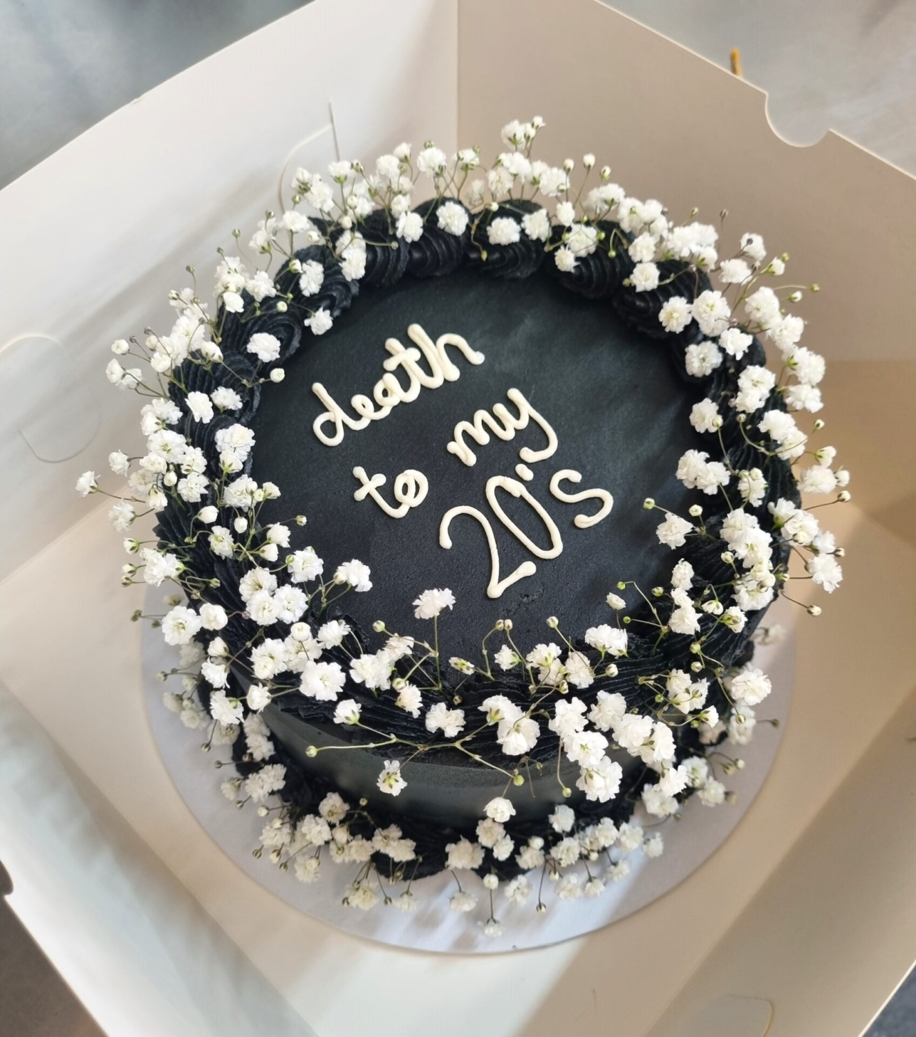 Baby's Breath Halo Cakes - Sweet On Cup Cakes