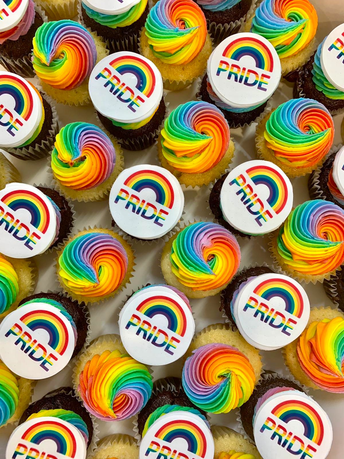 Pride cupcakes - REGULAR SIZED - Sweet On Cup Cakes