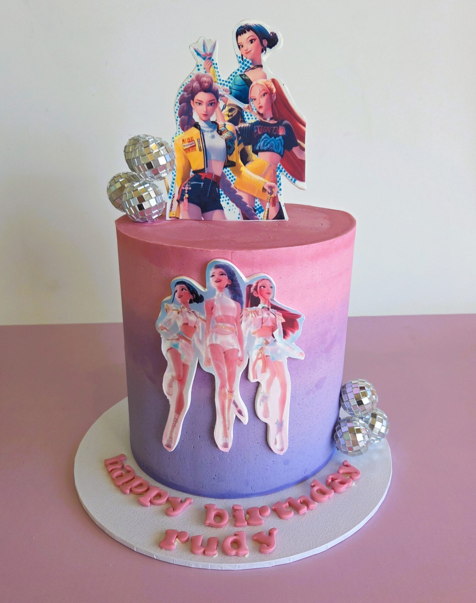 KPop Demon Hunters Cake - Sweet On Cup Cakes